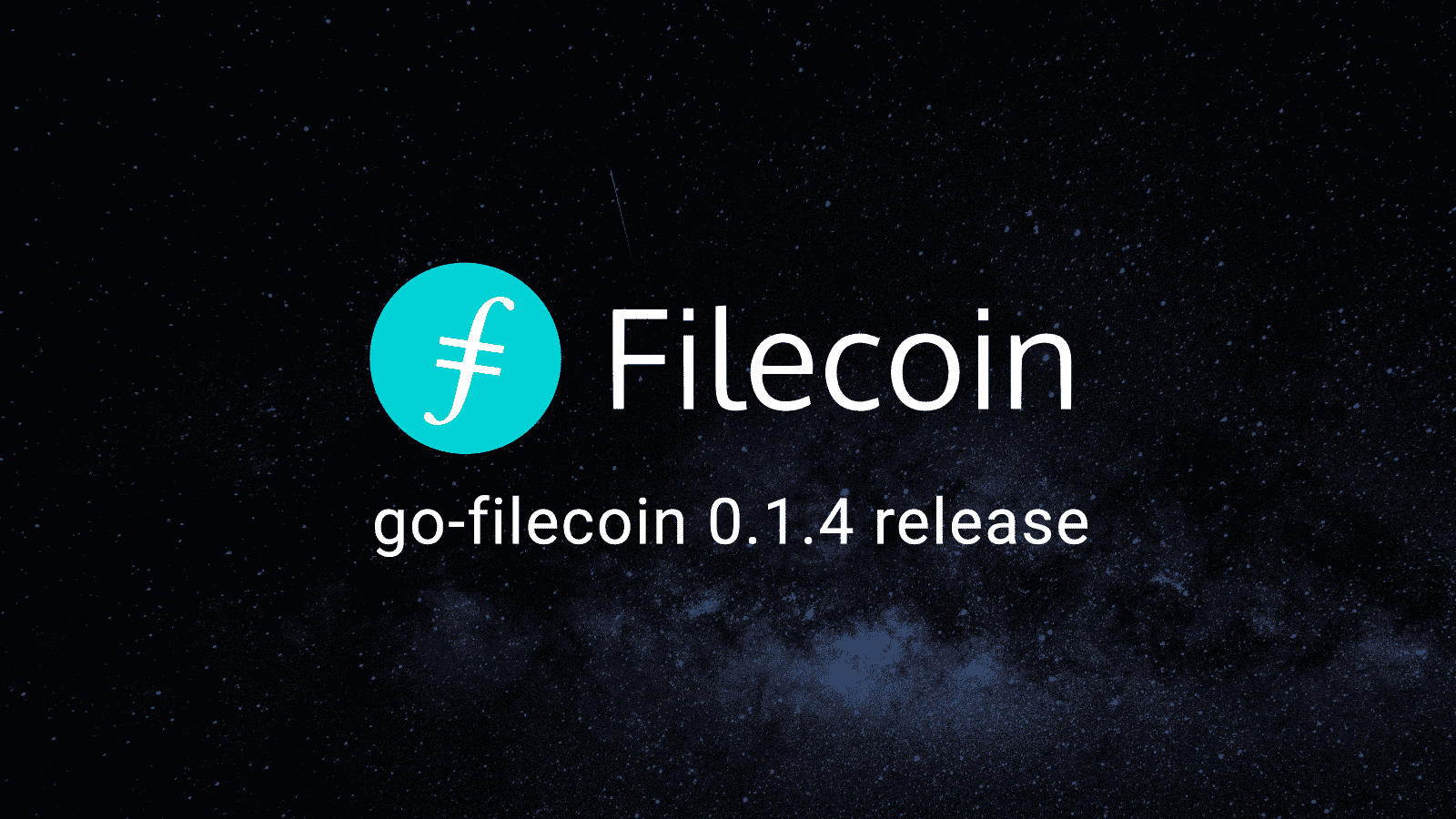 go-filecoin 0.1.4 is released